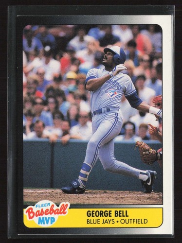 George Bell 1990 Fleer Baseball MVPs #1 Toronto Blue Jays |0107 | eBay