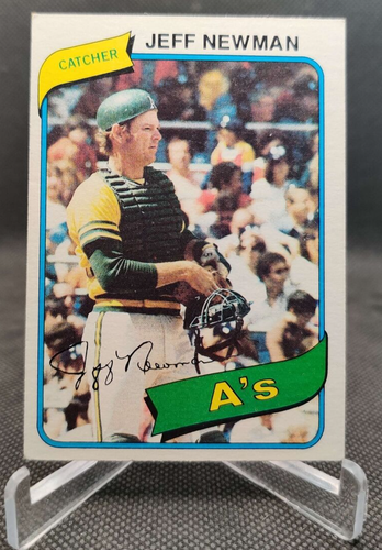 1980 Topps #34 Jeff Newman Oakland Athletics Baseball card | eBay