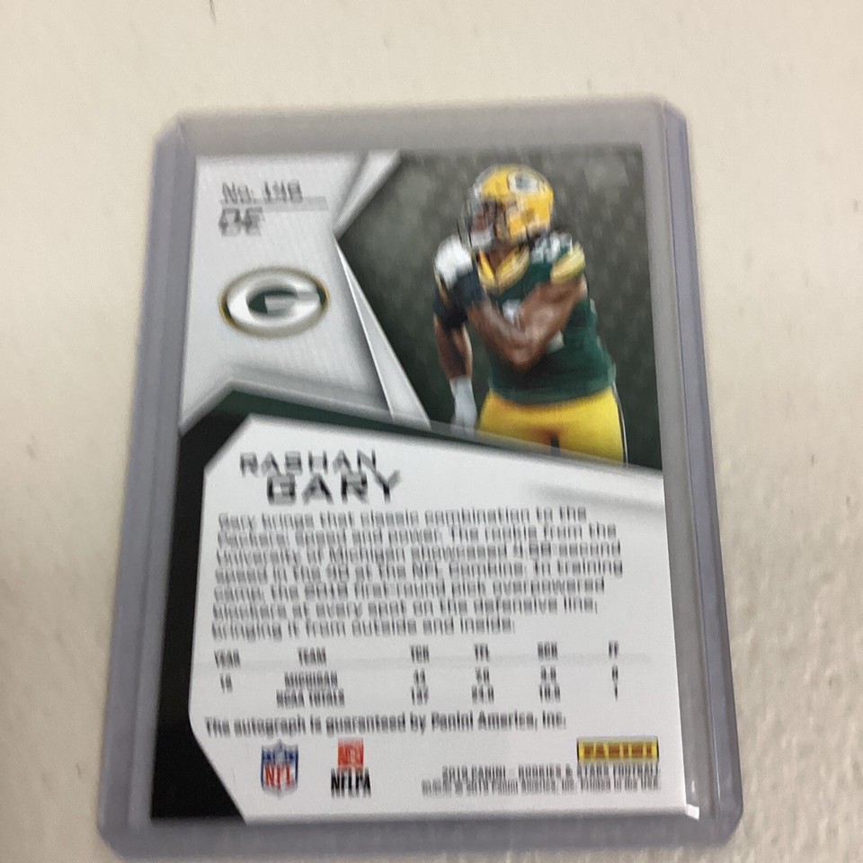 2019 Panini Rookies & Stars Longevity Signatures /60 Rashan Gary Rookie ...
