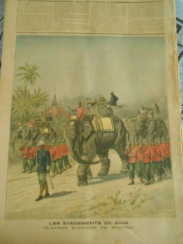 Petit Journal 1893 N°140 - Les Evénements de Siam L'armée Siamoise en ...