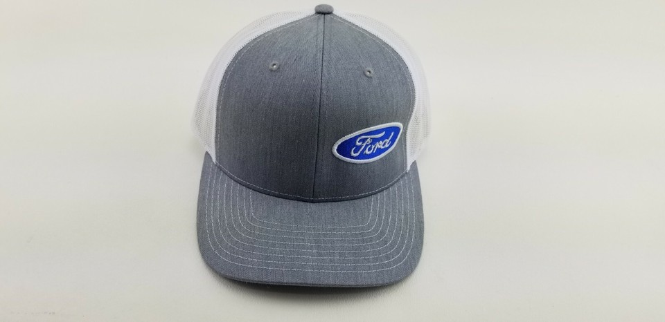 Ford F150 Hat / Cap - Gray W/ White Mesh & Ford Logo / Emblem ...