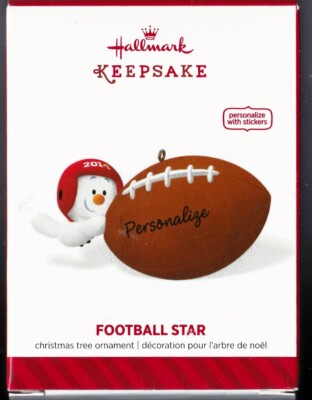 Hallmark Football Star Personalize Christmas Ornament 2014 | eBay