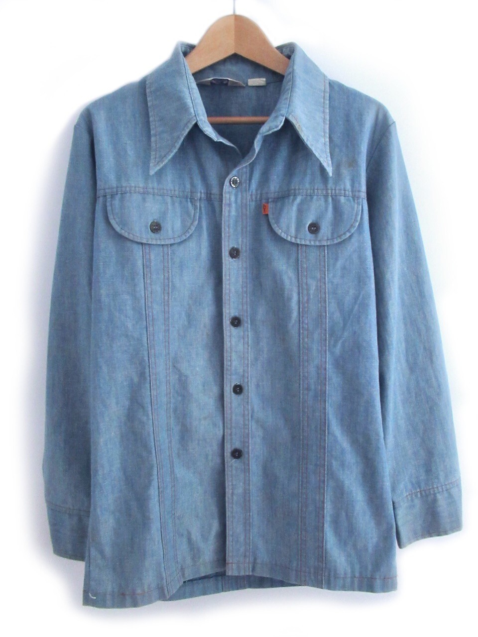 Levi's Mens Panatela Denim Jacket Orange Tab Mid-Weig… - Gem