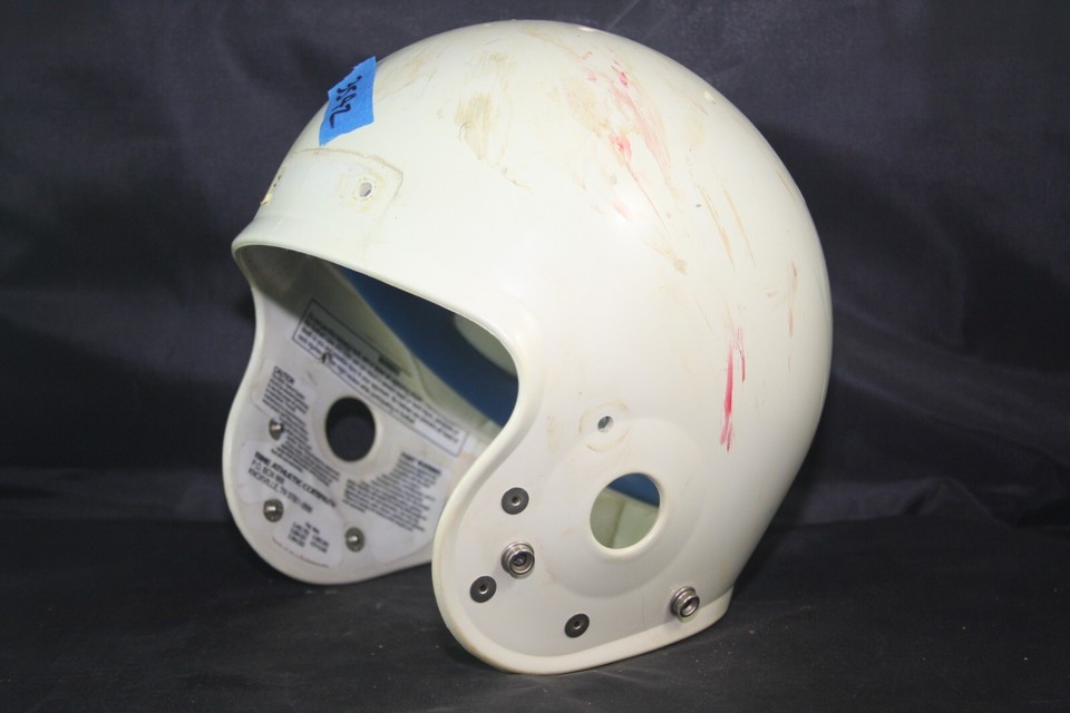 Vtg Original Youth Game Used Worn BIKE AiR IV Football Helmet Shell w ...