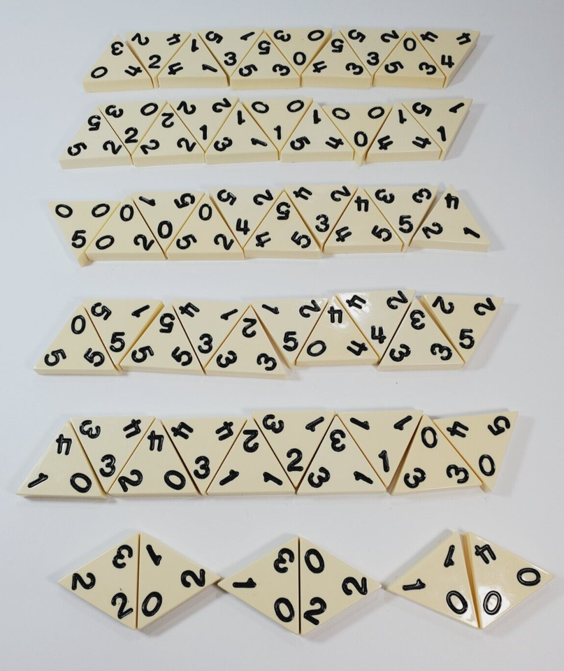 TRI-OMINOS Tile Game by PRESSMAN COMPLETE | eBay