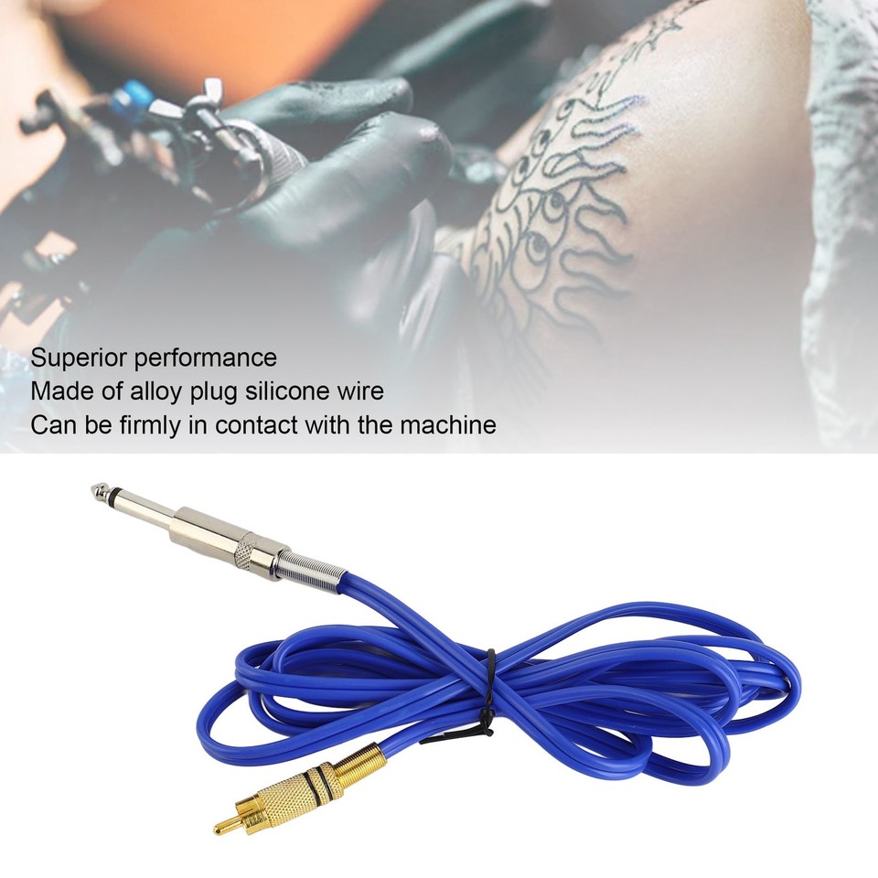 Tattoo Clip Cable Professional Soft Flexible Silicone Tattoo Machine ...