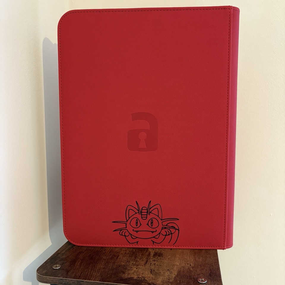 Vault X - 9 Pocket - Binder - Red Pokemon Team Rocket | eBay