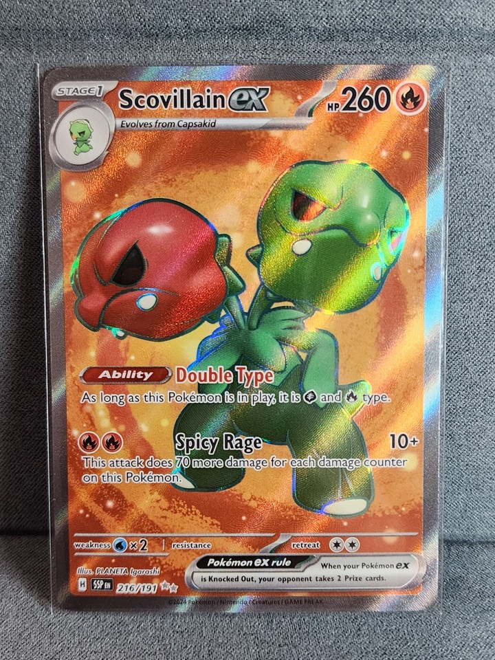 Scovillain ex 216/191 Ultra Rare Surging Sparks Pokemon Card - NM | eBay