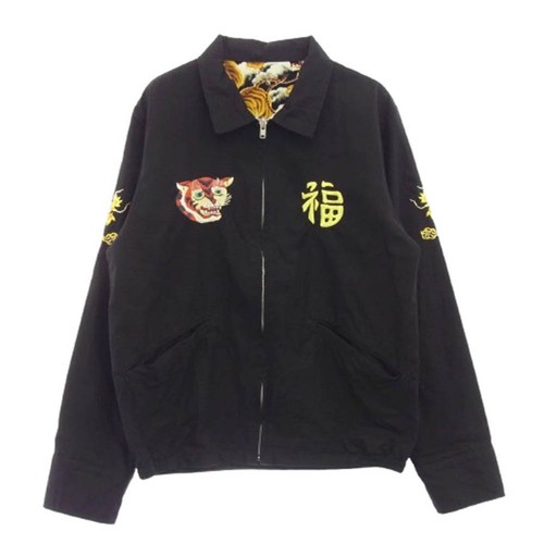 THE FLAT HEAD Fn-oj-c006 Baekhu SOUVENIR JACKET Vetjan Reversible Used ...