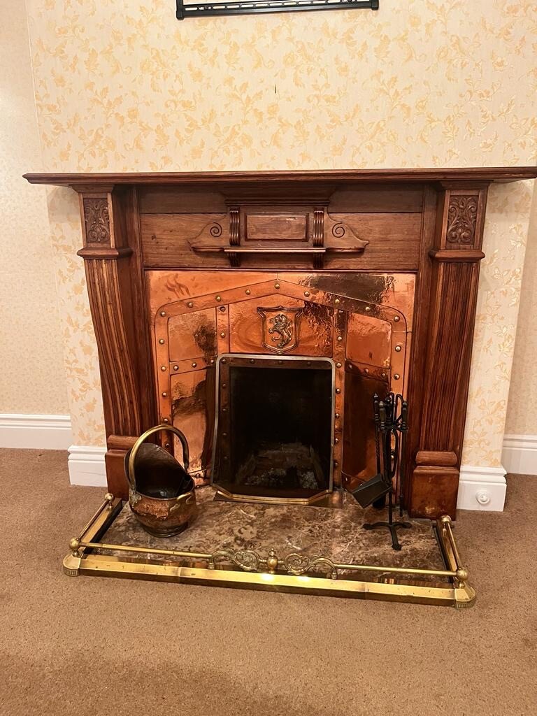 Period Copper Fireplace Surround | Antique | eBay UK