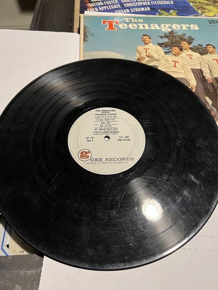 1961 THE TEENAGERS FEATURING FRANKIE LYMON LP White Label - GEE RECORDS GLP-701 | eBay