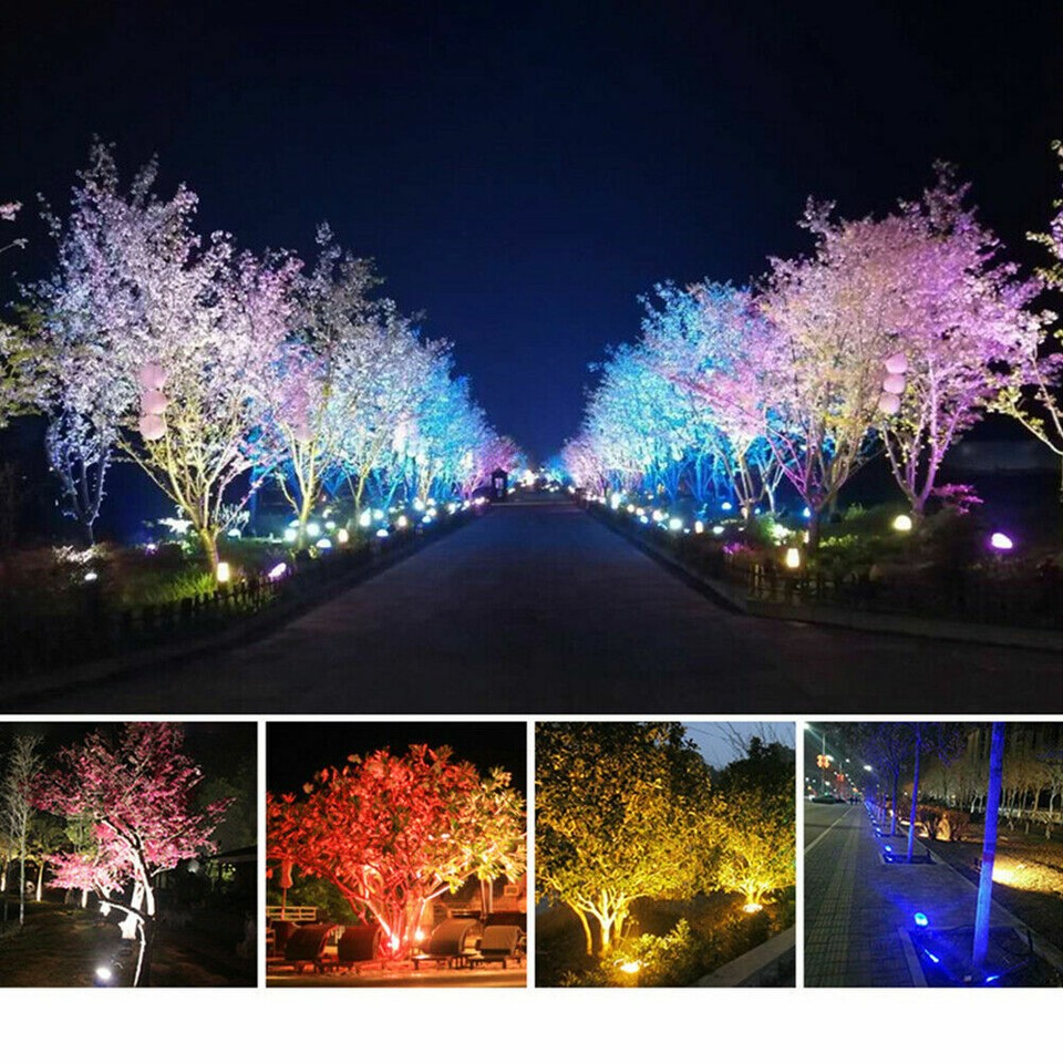 RGBW LED Flood Light Outdoor Party Celebration Spot Light Garden Yard ...