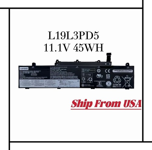 NEW OEM L19L3PD5 L19M3PD5 Battery For Lenovo ThinkPad E14 E15 2nd/3rd ...