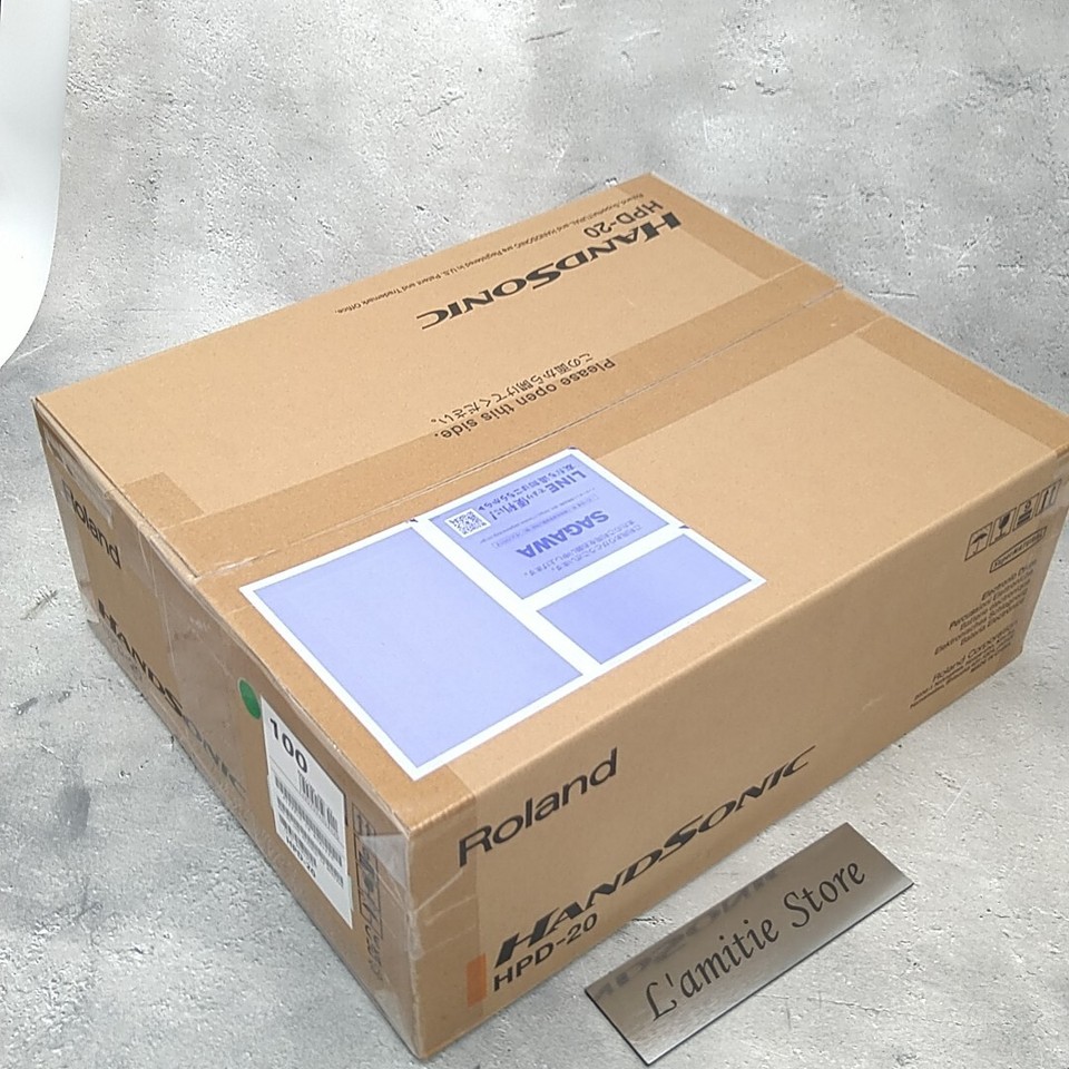 Roland HandSonic HPD-20 Digital Hand Percussion JP HPD20 Black 40cm 2 ...