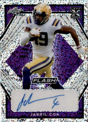 2021 Leaf Flash #BA-JC1 Jabril Cox Purple #/50 LSU Tigers | eBay