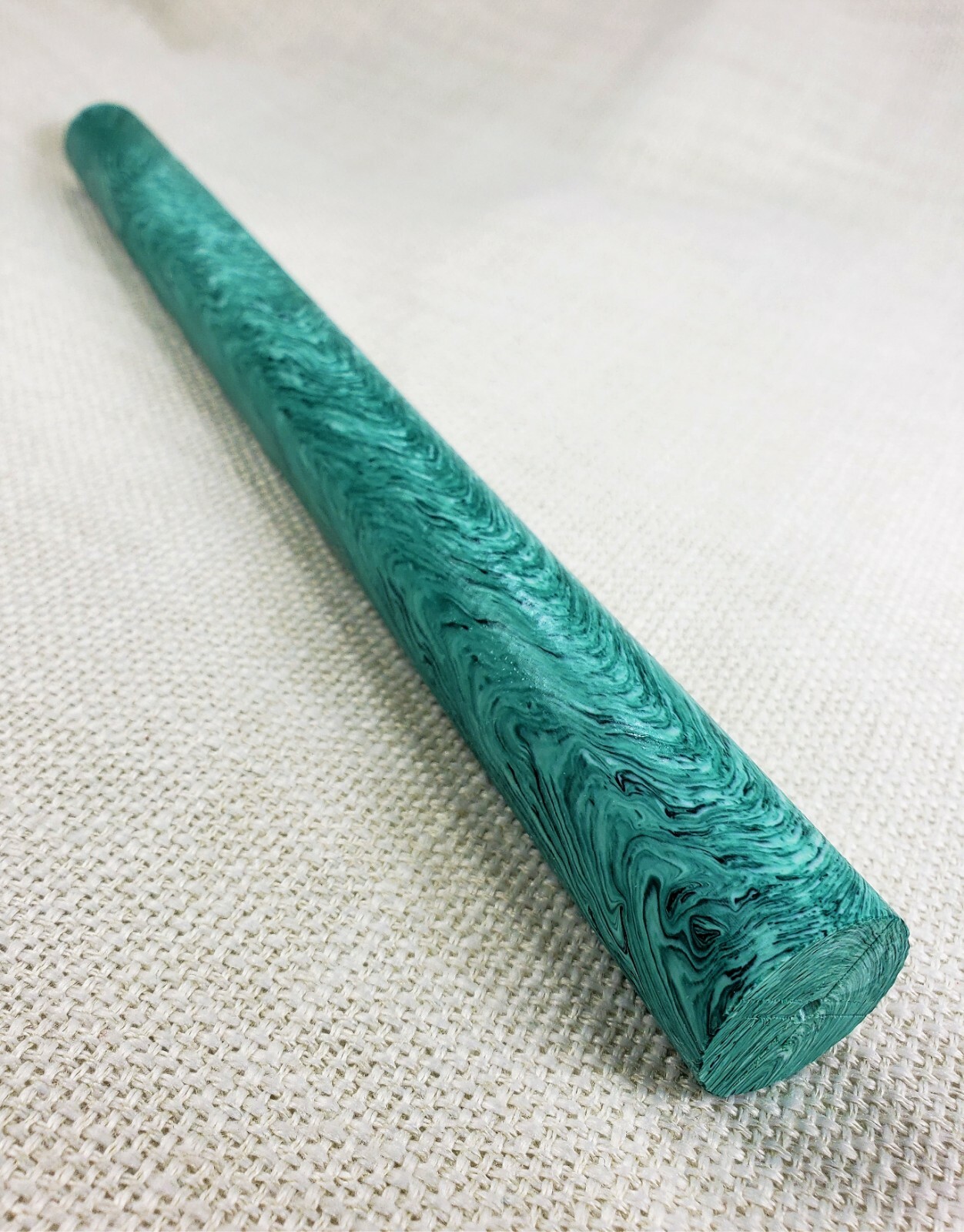 Juma Gem Green 1''Dia. x 12" Rod For Pool Cues Butt Caps, Pipes,Knives ...