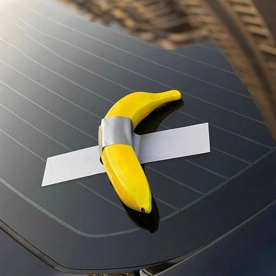 Funny Banana Car Stickers Hand Painted Duct Tape Banana Bumper Stickers ...