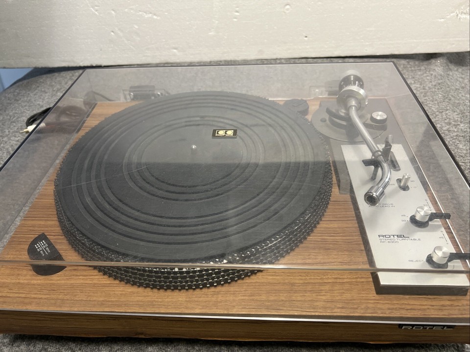 Rotel RP-6300 Turntable, No Stylus, Wrong Lid. Working Unit | eBay
