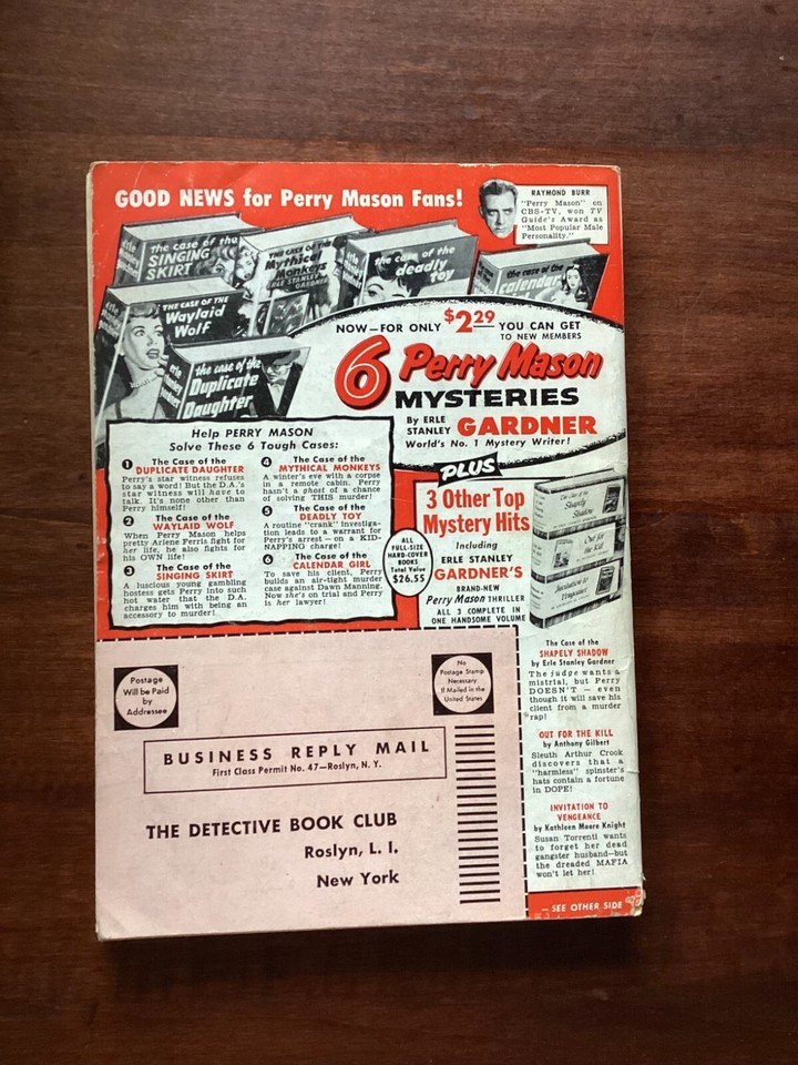 ALFRED HITCHCOCK'S MYSTERY MAGAZINE - May 1961 - JACK RITCHIE, HENRY ...