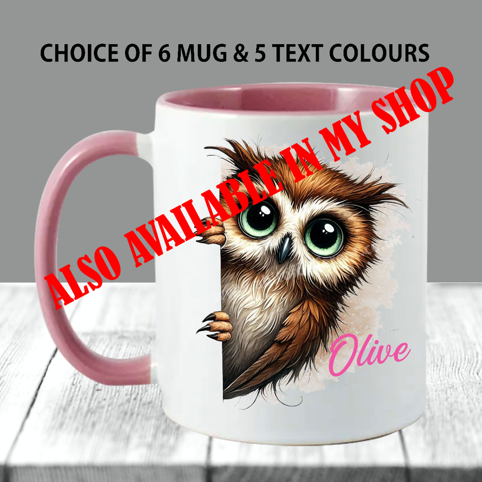 Personalised Seagull Mug, Seagull cup gift, Bird present, for her, for ...