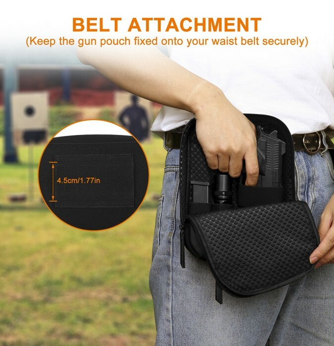 Concealed Carry Gun Pouch, Handgun Shoulder Bag, Pistol Holster Pack ...