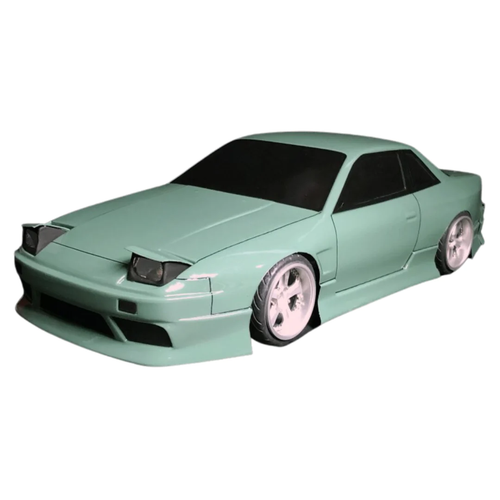 APlastics Nissan S13 Onevia Silvia Clear Unpainted 1/10 RC Body Shell ...