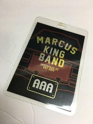 Marcus King Band tour laminate AAA pass backstage all access Greenville ...