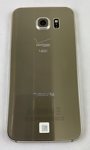 Samsung SM-G920V Galaxy S6 Verizon/Unlocked Smartphone GOOD (Gold ...