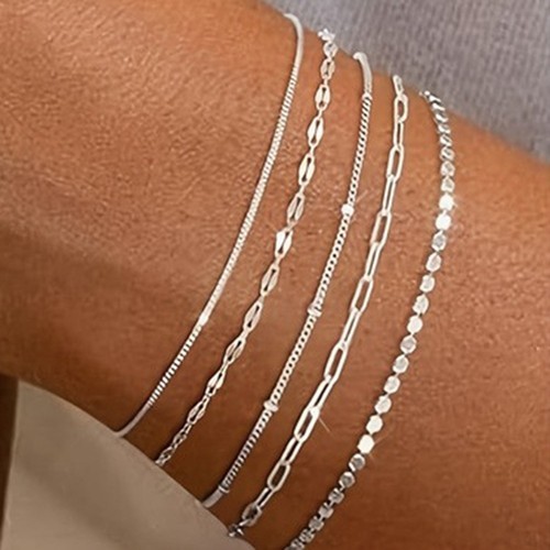 Lot de 5 bracelets ?? la mode parfaits pour les ??v??nements d??contract??s et s | eBay