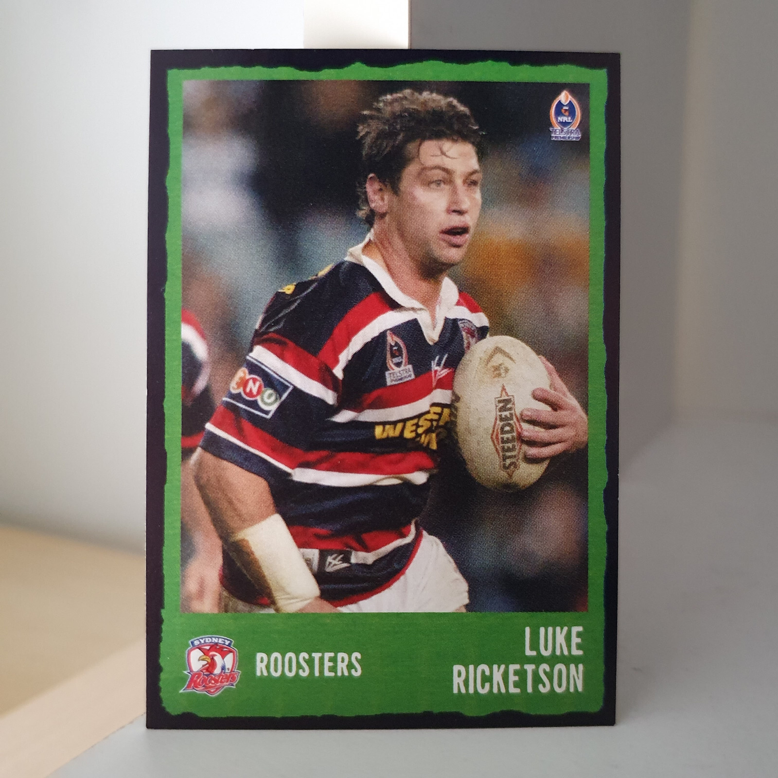 Luke Ricketson 2004 Telegraph Rugby League NRL Roosters Trading Card ...