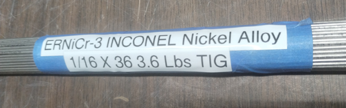 10 Lbs. Arcos 3/32" " ERNiCr-3 Type 382 Nickel Alloy TIG Welding Rods ...