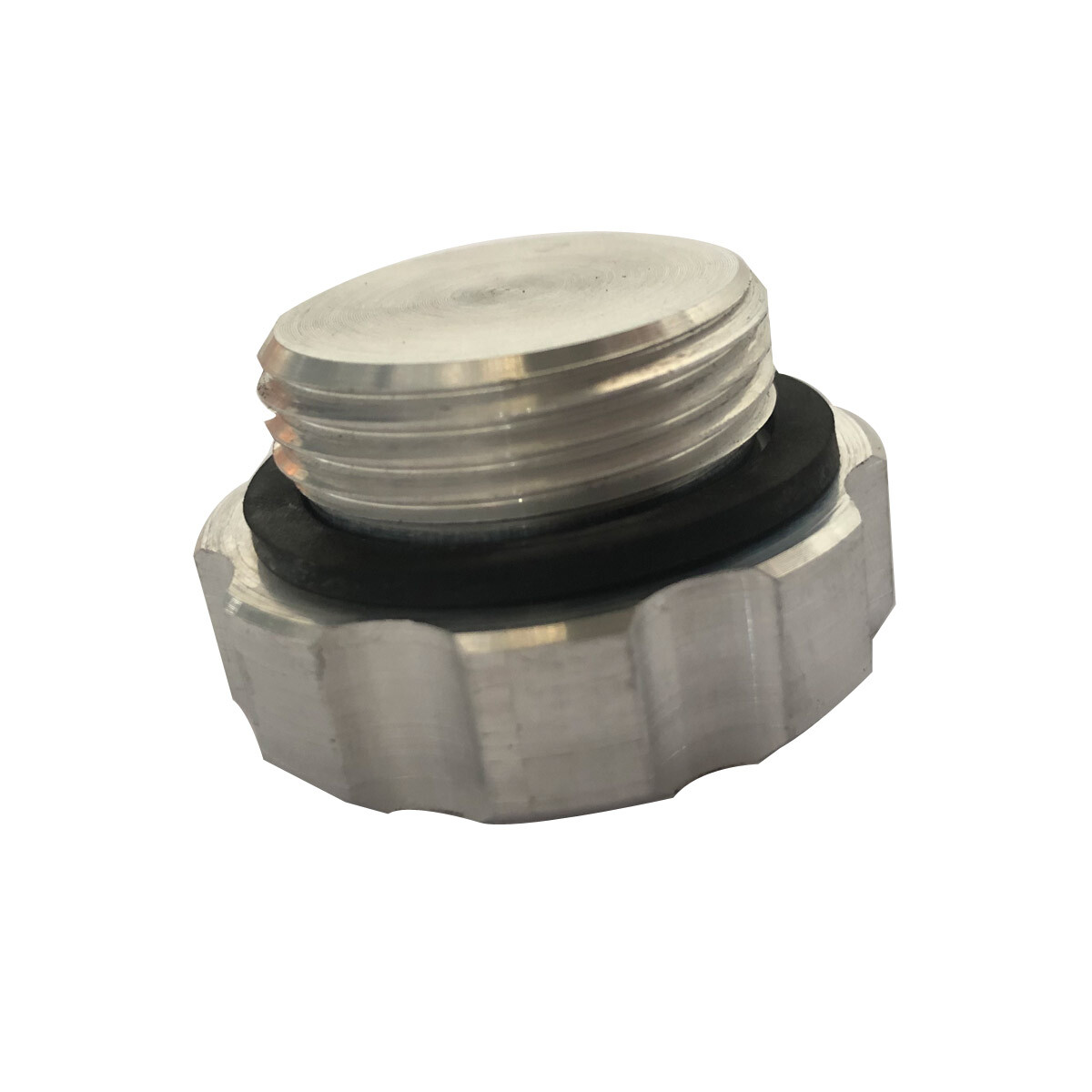 Universal Aluminum Weld On Fuel Tank Filler Cap Screw Cap Natural | eBay