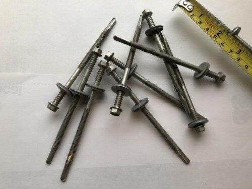 M5.5 x 100mm #12-14 Thread Tek Head Self Tapping Drilling Screw w ...
