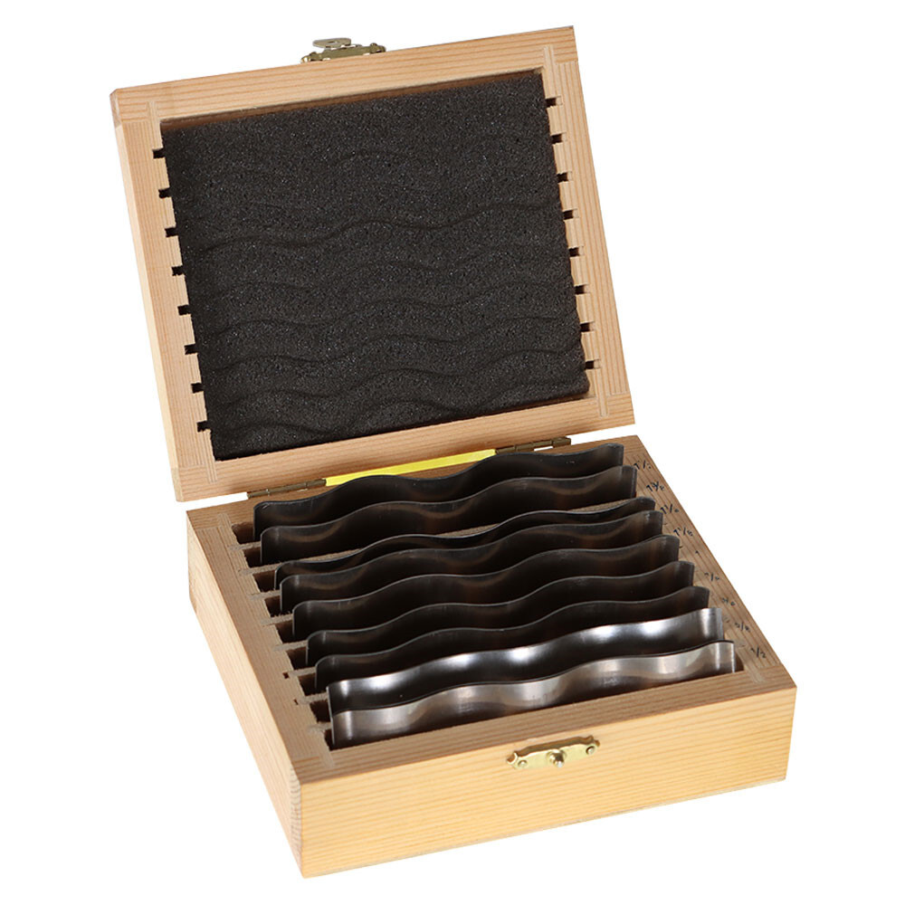 9 Pair 1/8" Wavy Parallel Set .0002'' Harden Steel 1/2 to 1-1/2 Gages ...