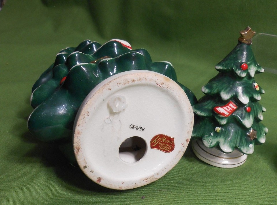 Japan Lefton Christmas Party Tree Set- Horderves & Salt / Pepper ...