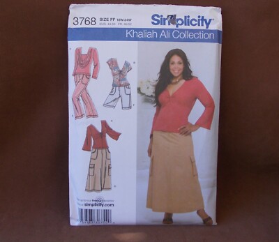 Simplicity Womans Pants, Jacket & Knit Top Sizes 18W-24W Uncut Pattern ...