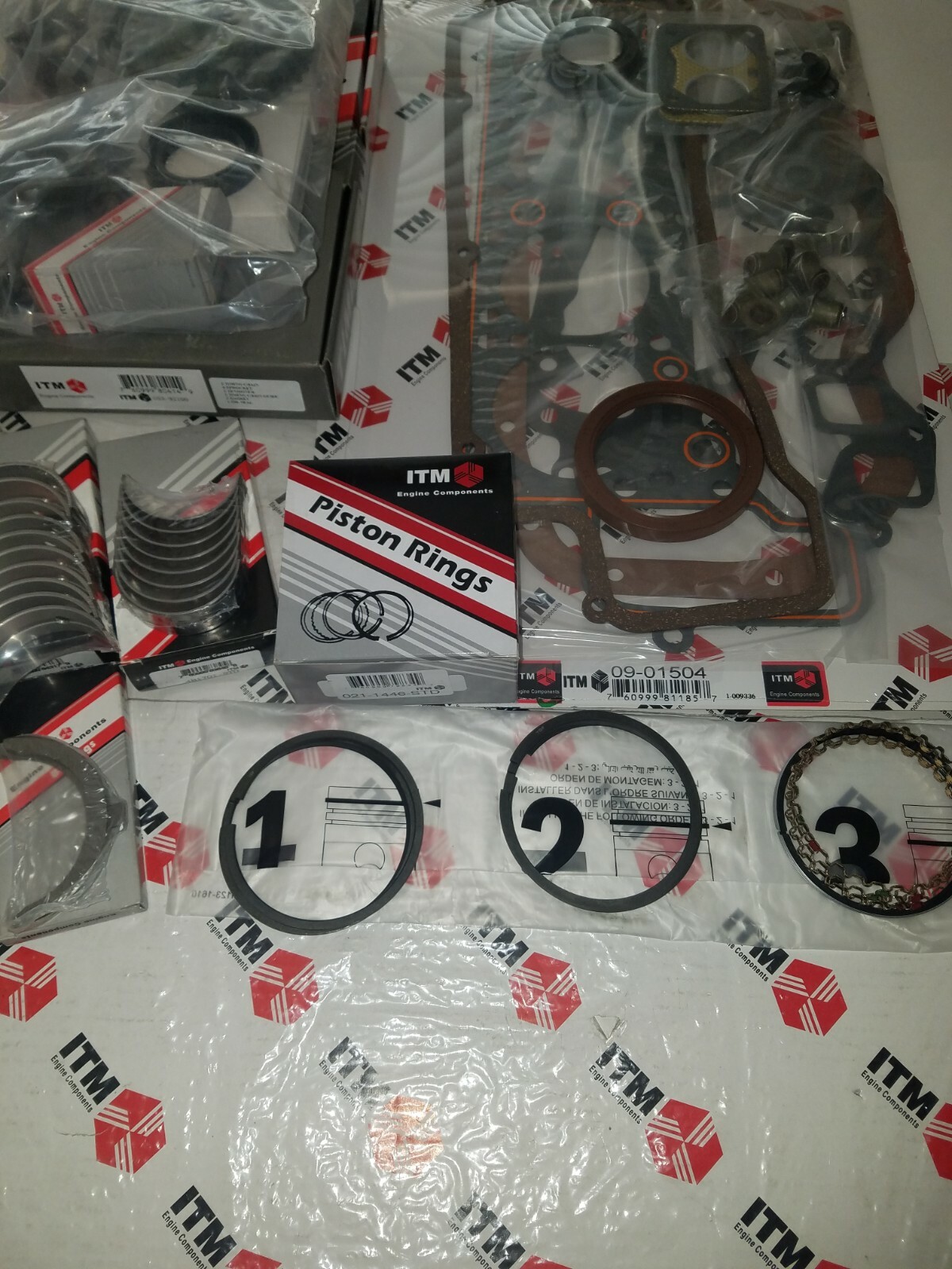 Toyota 18RC Celica Rebuild Kit Rings Gasket Set Rod & Mains,Timing ...