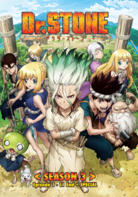 ENGLISH DUBBED DR. STONE Season 3 (Vol.1-11End + Special) DVD All ...