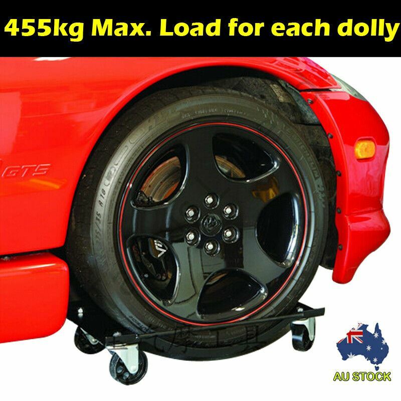 4PC Go Jacks Wheel Dolly Vehicle Positioning Jack Car Transport Trolley ...