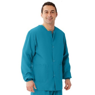 Medline AngelStat Style 849 Unisex Scrub Jackets - Peacock | eBay