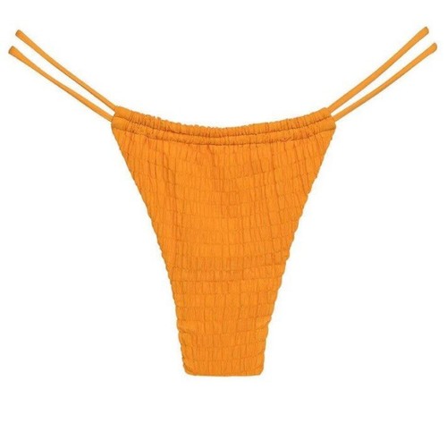 Montce Swim Mari Scrunch Brasil Bikini Bottom Womens Sz Large Cheeky ...