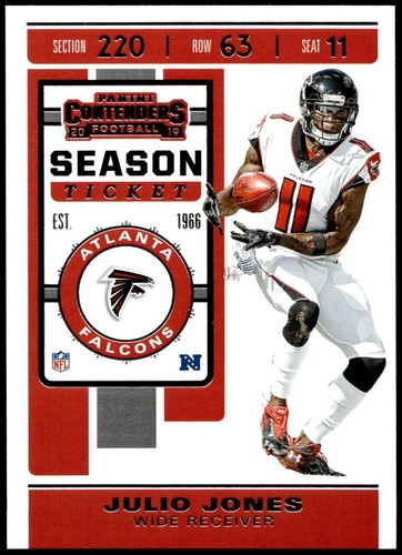 2019 Panini Contenders Julio Jones Card #85 | eBay