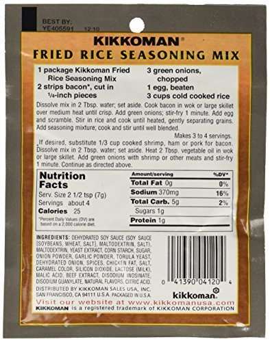 FRIED RICE SEASONING MIX Powdered for Asian Fried Rice No MSG 24 Pcs ...