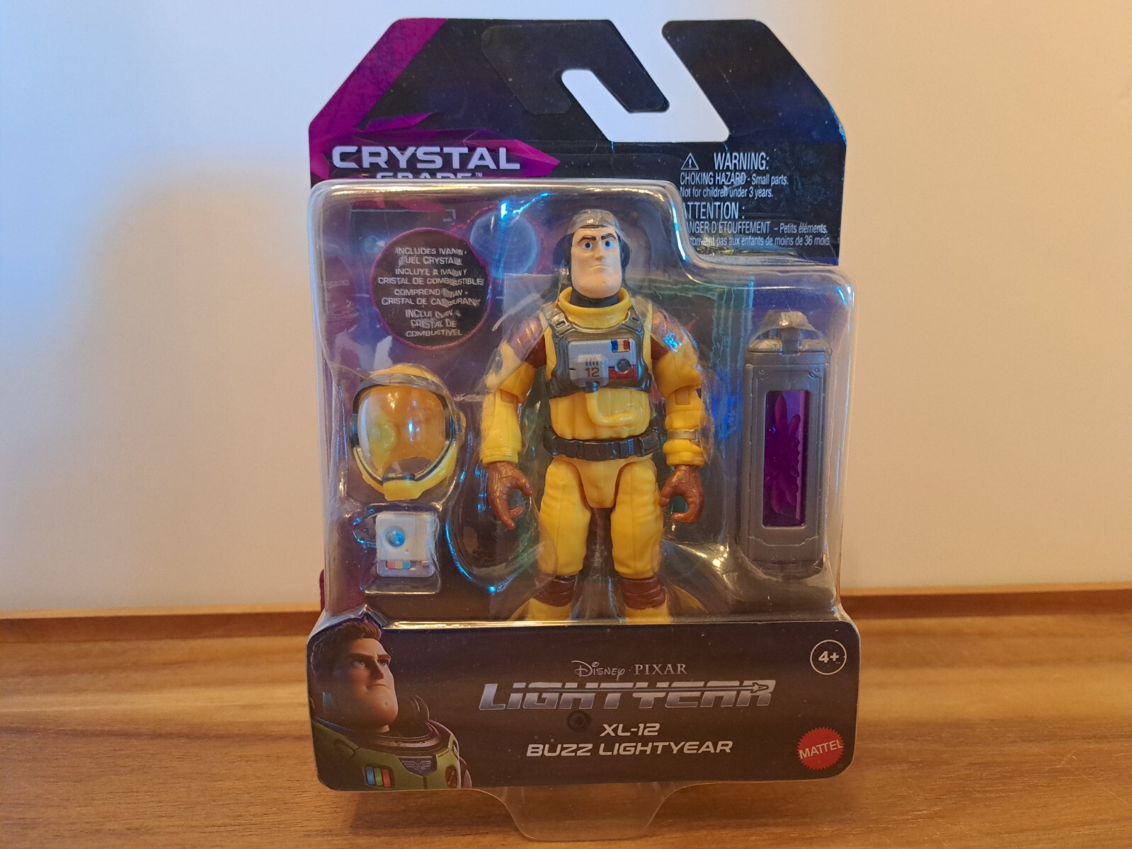 DISNEY PIXAR LIGHTYEAR XL-12 BUZZ LIGHTYEAR CRYSTAL GRADE FIGURE MATTEL ...