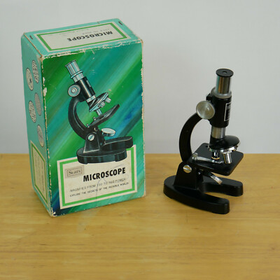 Sears Microscope #49-1932 100X-300X Magnification | eBay