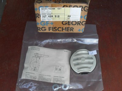 Georg Fischer +GF+ Absperrklappe Teller Set Typ 367 PP D90 DN80 NEU ...