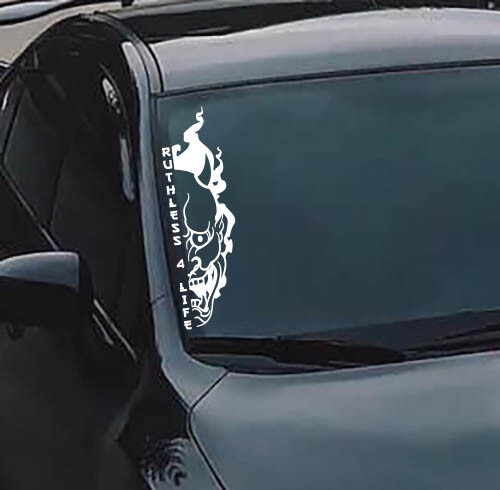 Ruthless 4 Life Oni Vertical Window Decal Car Sticker JDM Vinyl Graphic ...