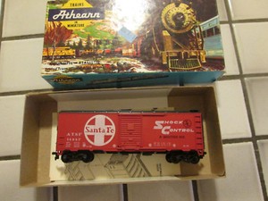 athearn SANTA FE 40 foot box car HO SCALE // | eBay