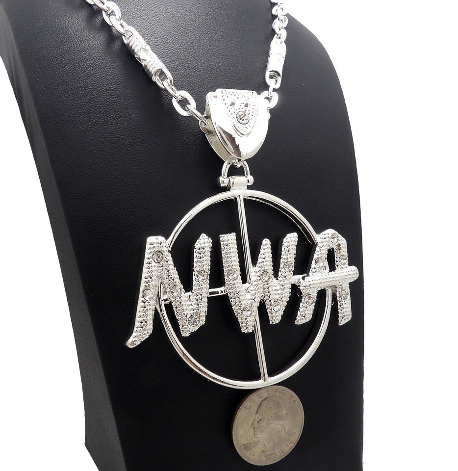 NEW HIP HOP NWA PENDANT WITH 30" LINK CHAIN | eBay