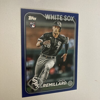 ZACH REMILLARD RC Blue Parallel 2024 Topps Series 1 #222 Chicago White ...